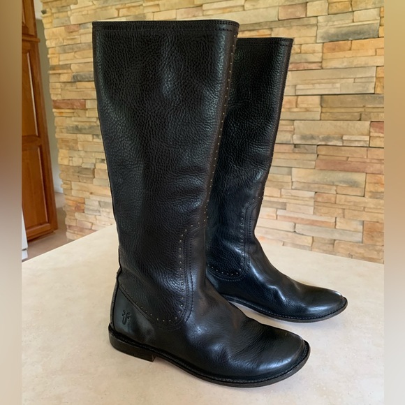 Frye | Shoes | Frye Riding Boots Wstuds Made In Mexico | Poshmark